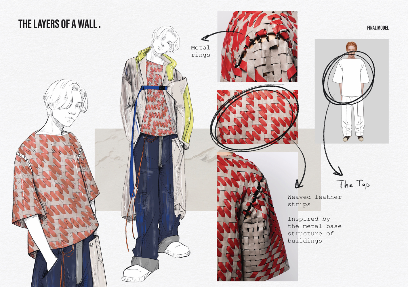 Entry: Layers of a wall – Real Leather Design Competitions