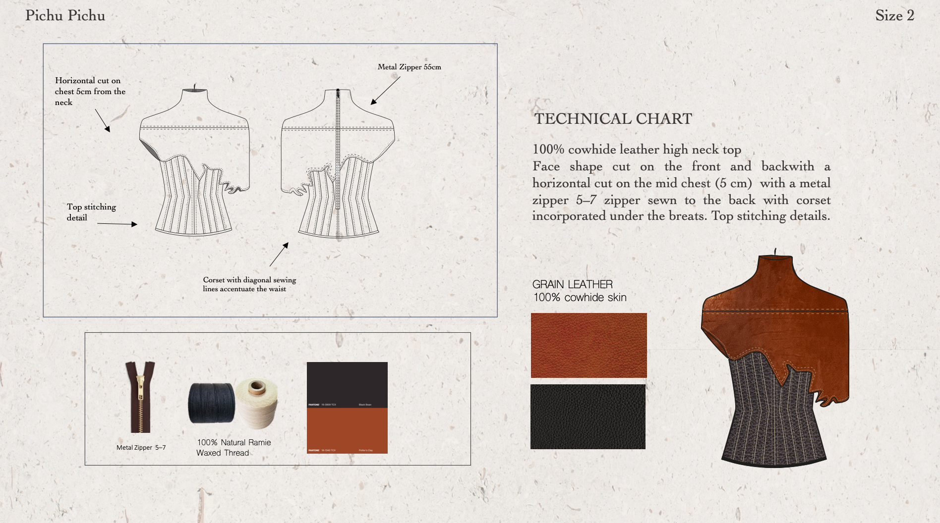 Entry: ¨Pichu Pichu¨ – Real Leather Design Competitions
