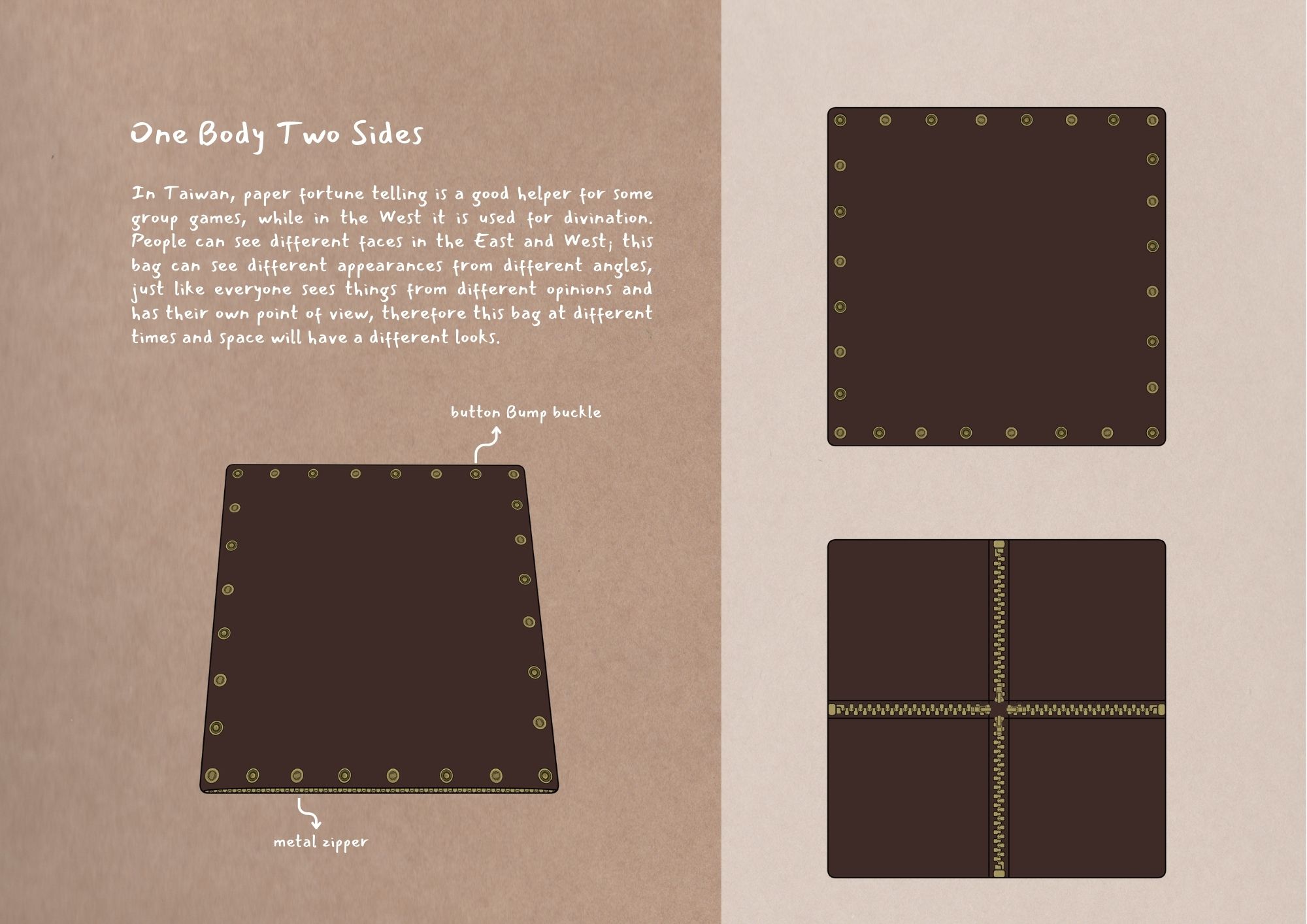 Entry: One Body Two Sides – Real Leather Design Competitions