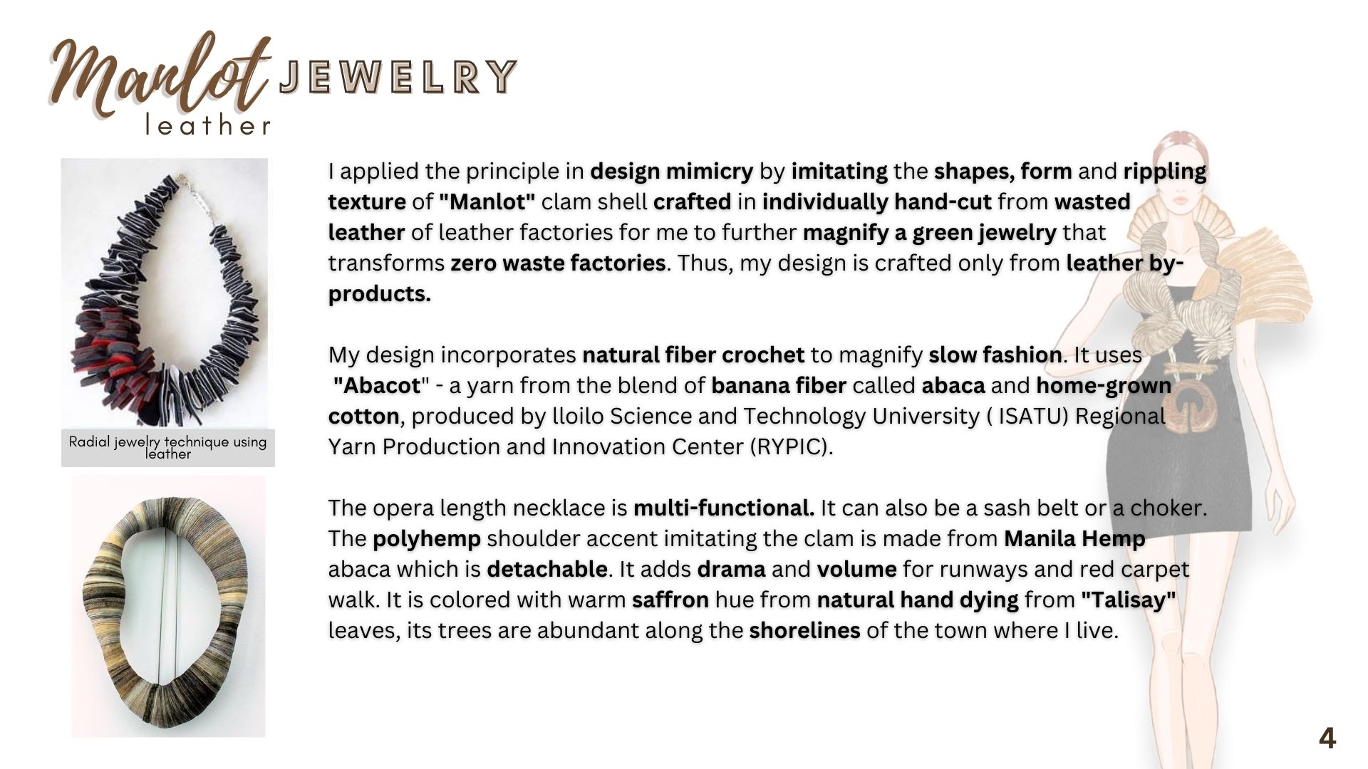 Entry: Manlot Leather Jewelry – Real Leather Design Competitions