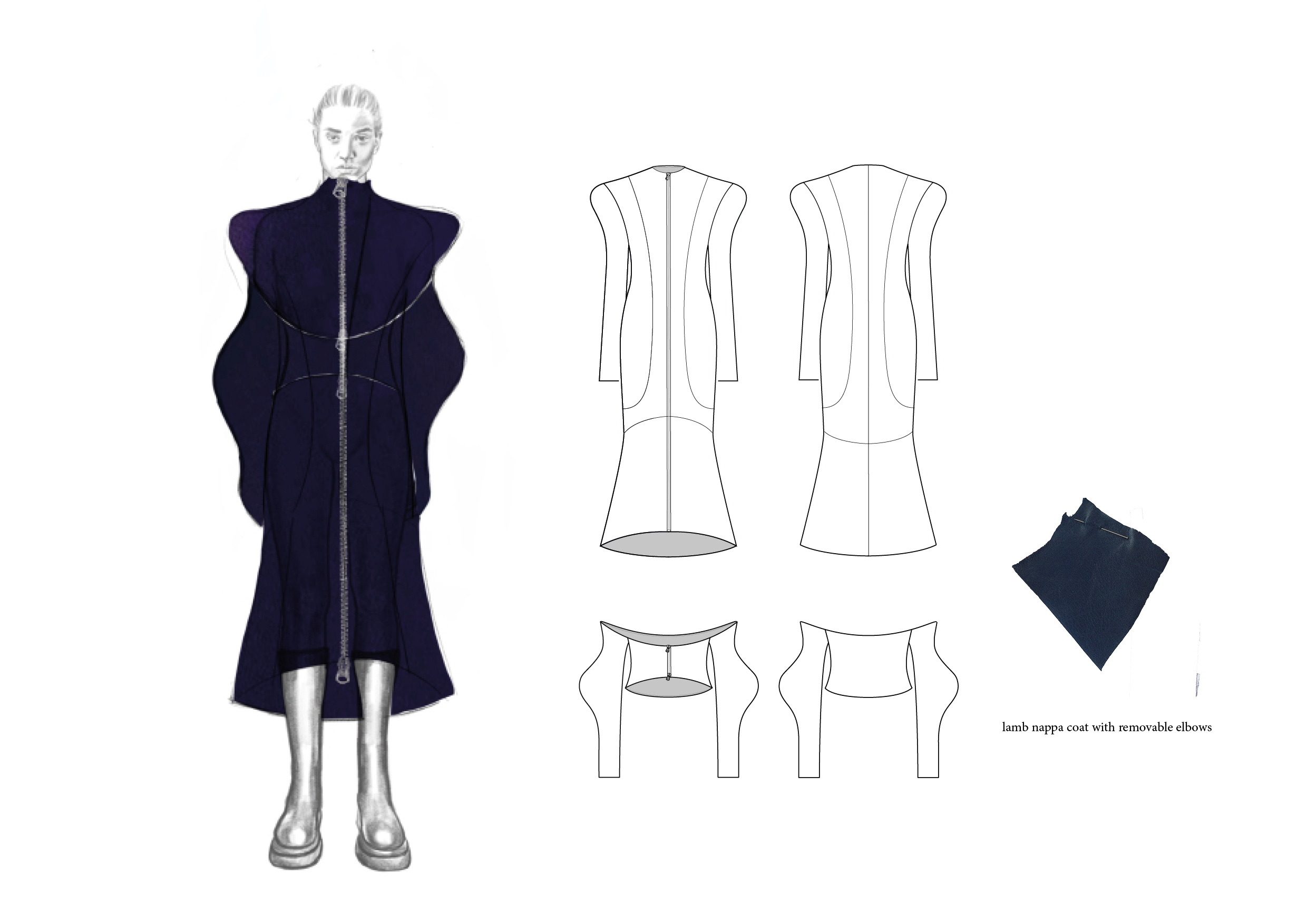 Entry: sculptural wearables – Real Leather Design Competitions