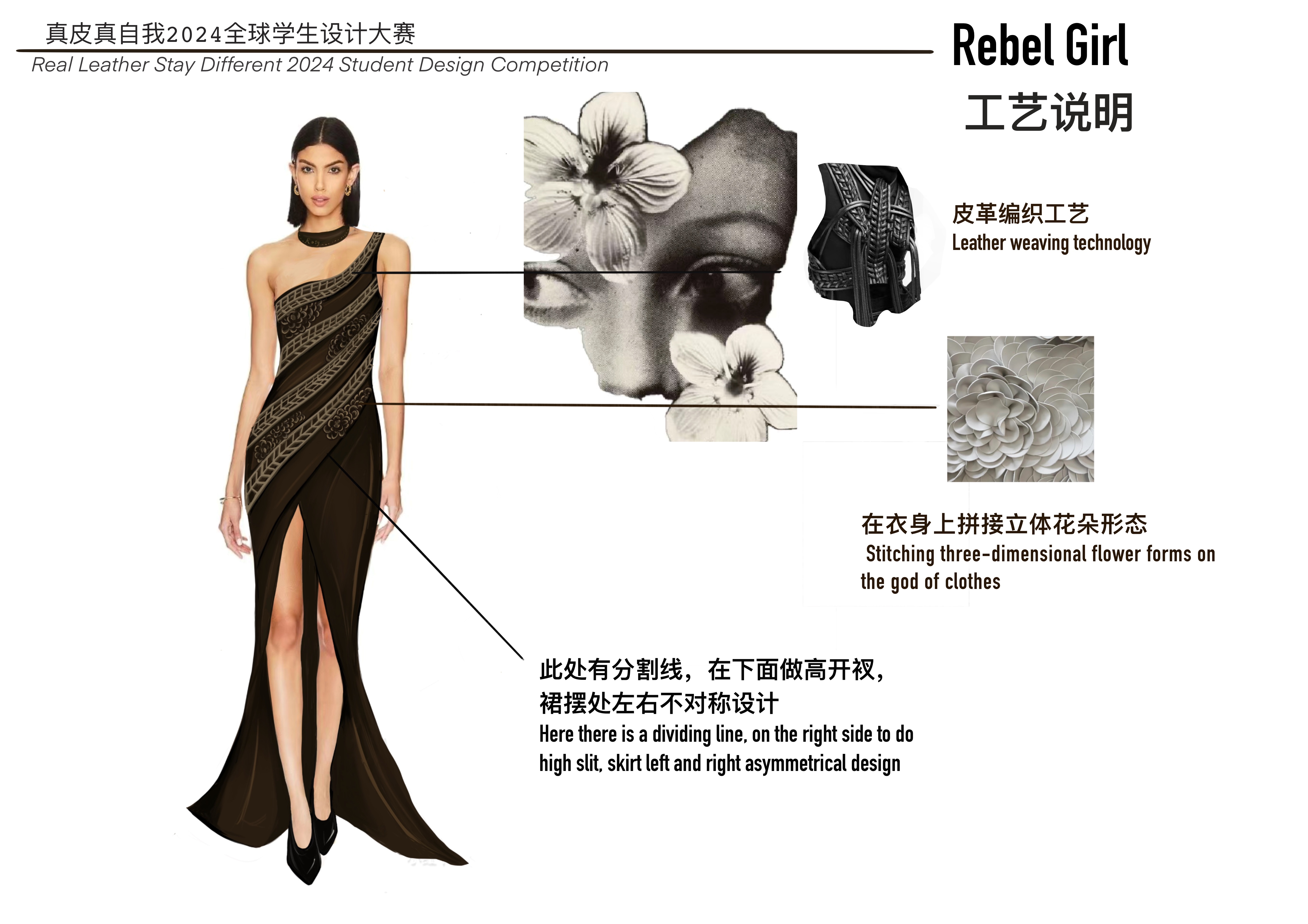 Entry: Rebel Girl – Real Leather Design Competitions